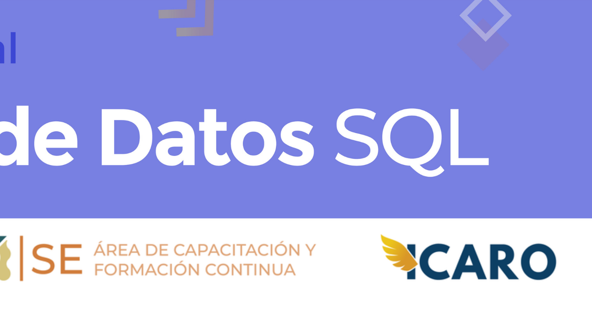 Base de Datos SQL - Página oficial de la Facultad de Ciencias Exactas ...